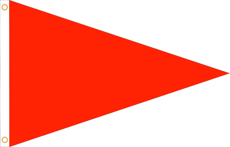 10"X15" TRIANGLE NYLON FLAGS - Elmers Flag and Banner