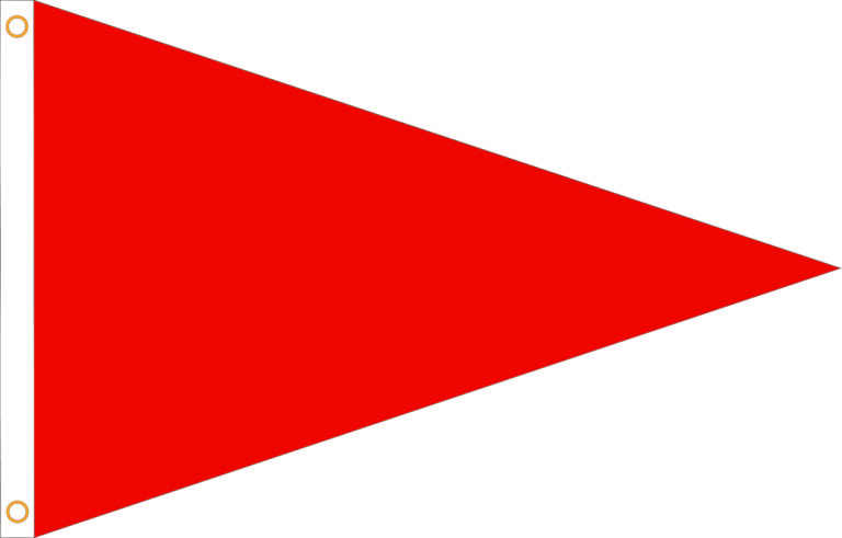 10"X15" TRIANGLE NYLON FLAGS - Elmers Flag and Banner