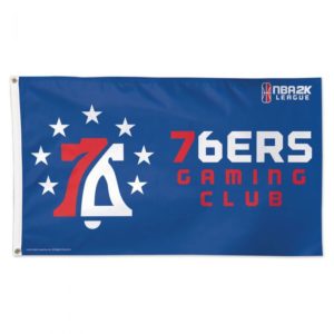 PHILADELPHIA 76ERS - Elmers Flag and Banner